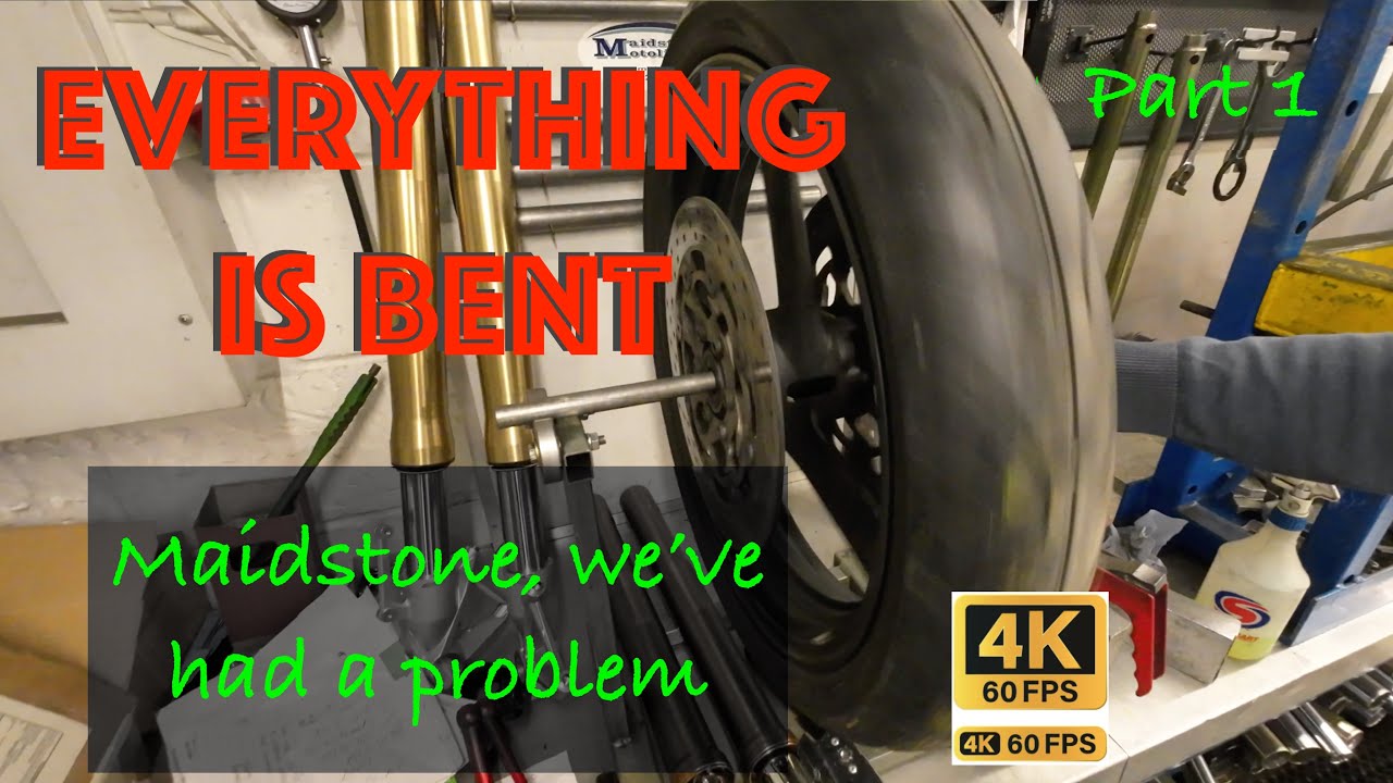 Removing and checking motorcycle wheel, forks and yokes. 2 Stroke ...