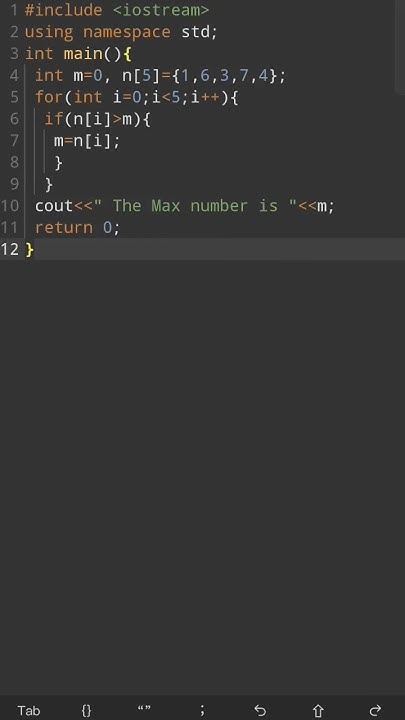 C Code To Find The Maximum Number In An Array Cpptechviralcodingprogrammingcodinglife
