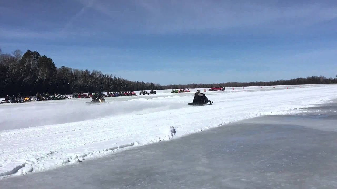 2016 Weenie Roast snow outlaw drags! - YouTube