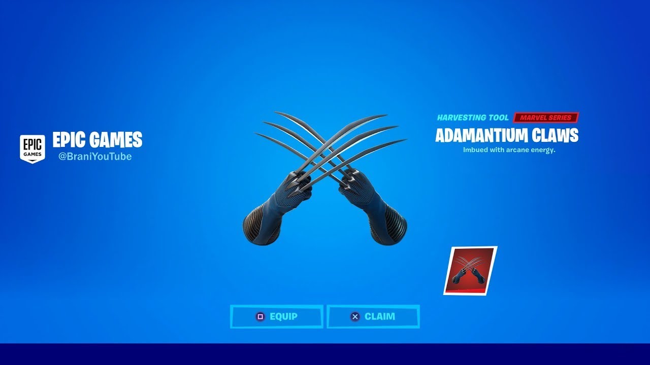 How to UNLOCK THE WOLVERINE CLAWS PICKAXE in Fortnite (Wolverine ...
