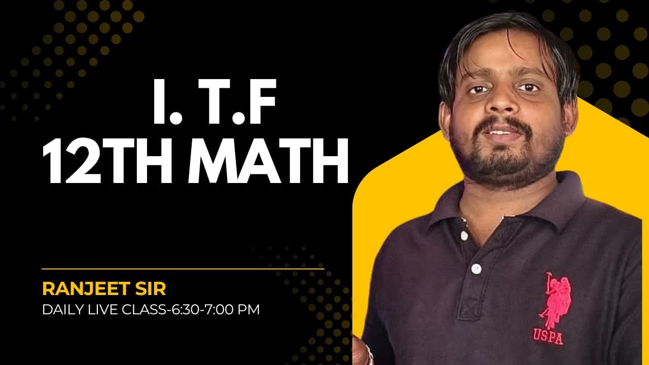 INVERSE TRIGONOMETRIC FUNCTION CLASS12TH PART 2 | RANJIT SIR| SKY CLASSES| - YouTube