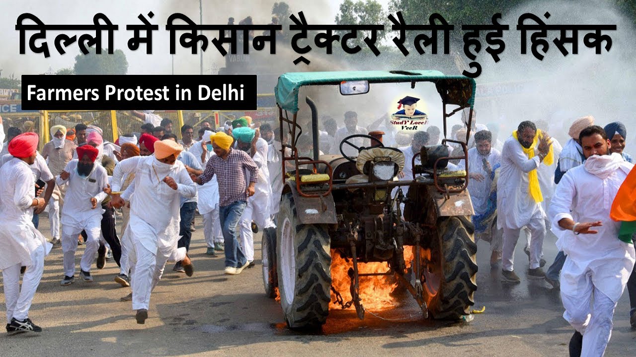 Farmer Protest Live Updates | Chaos At Tractor Rally | #FarmersProtests ...