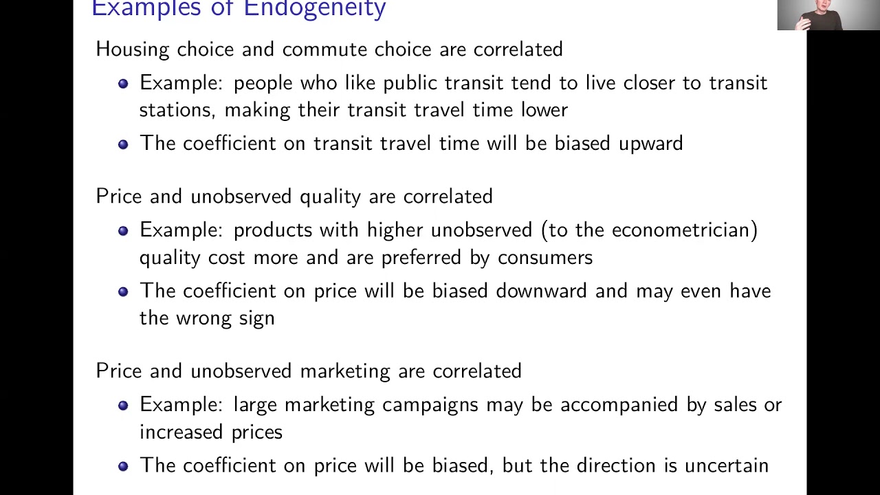 Week 13: Dynamics and Endogeneity | Video 4: Endogeneity in Structural ...