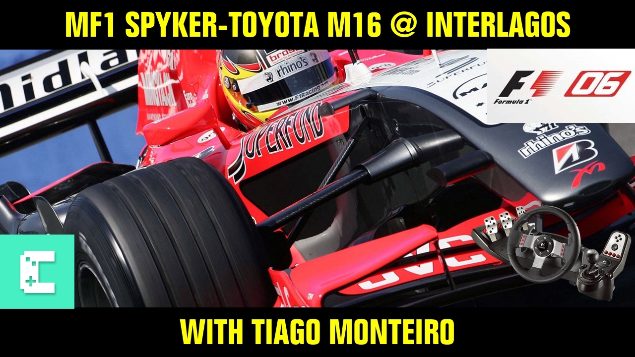 [F1 2006 - PS2] MF1 Spyker-Toyota M16 @Interlagos with Tiago Monteiro ...