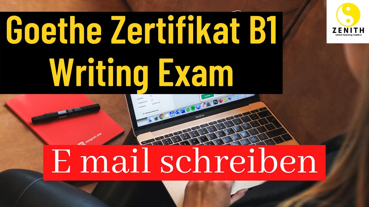 Goethe Zertifikat B1- E mail Schreiben | German B1 Email Writing - YouTube
