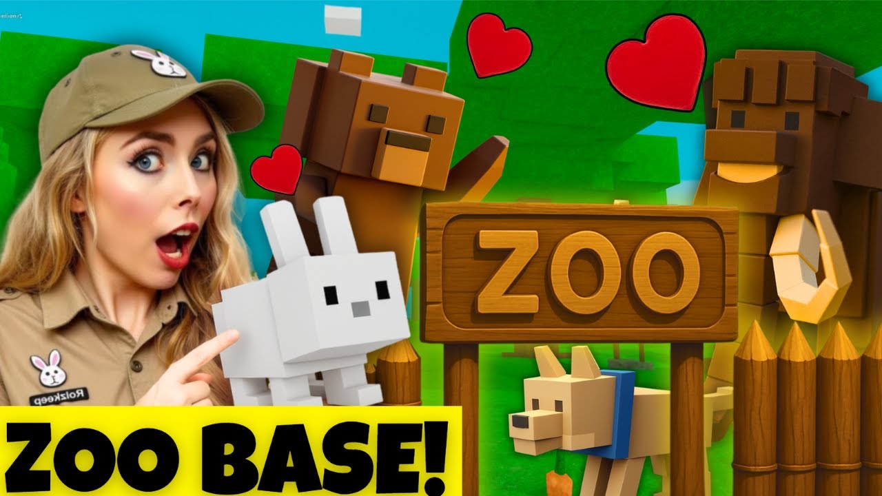 I Built a ZOO Base in 99 Nights in the Forest🐻 - YouTube