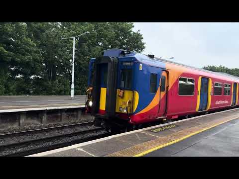 Class 455 - South Western Railway - Epsom Station - 21st May 2024 - YouTube