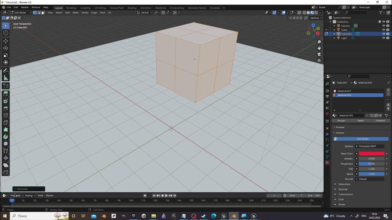 Blender 3d Tutorial - How to use a Fracture Addon - Inner Material, Size of particles and ...