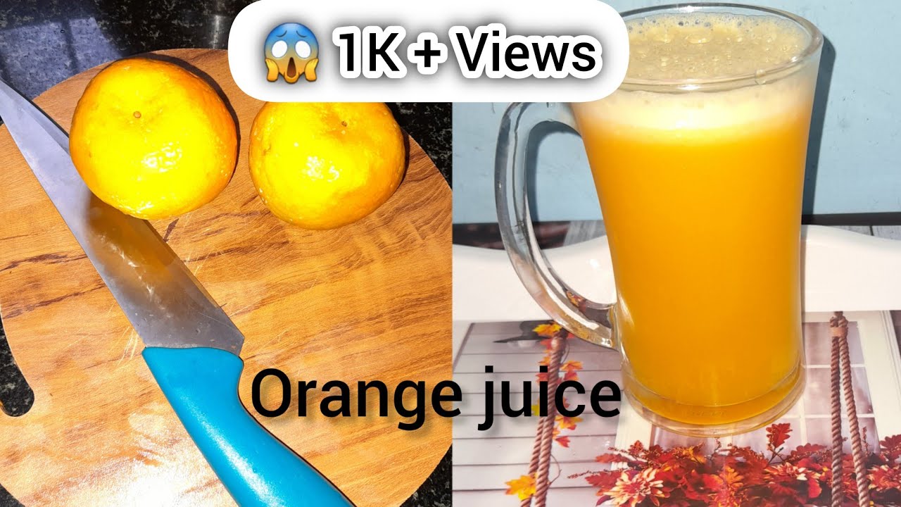 How to make orange juice recipe /orange juice 🍊/কমলা লেবুর জুস কিভাবে ...