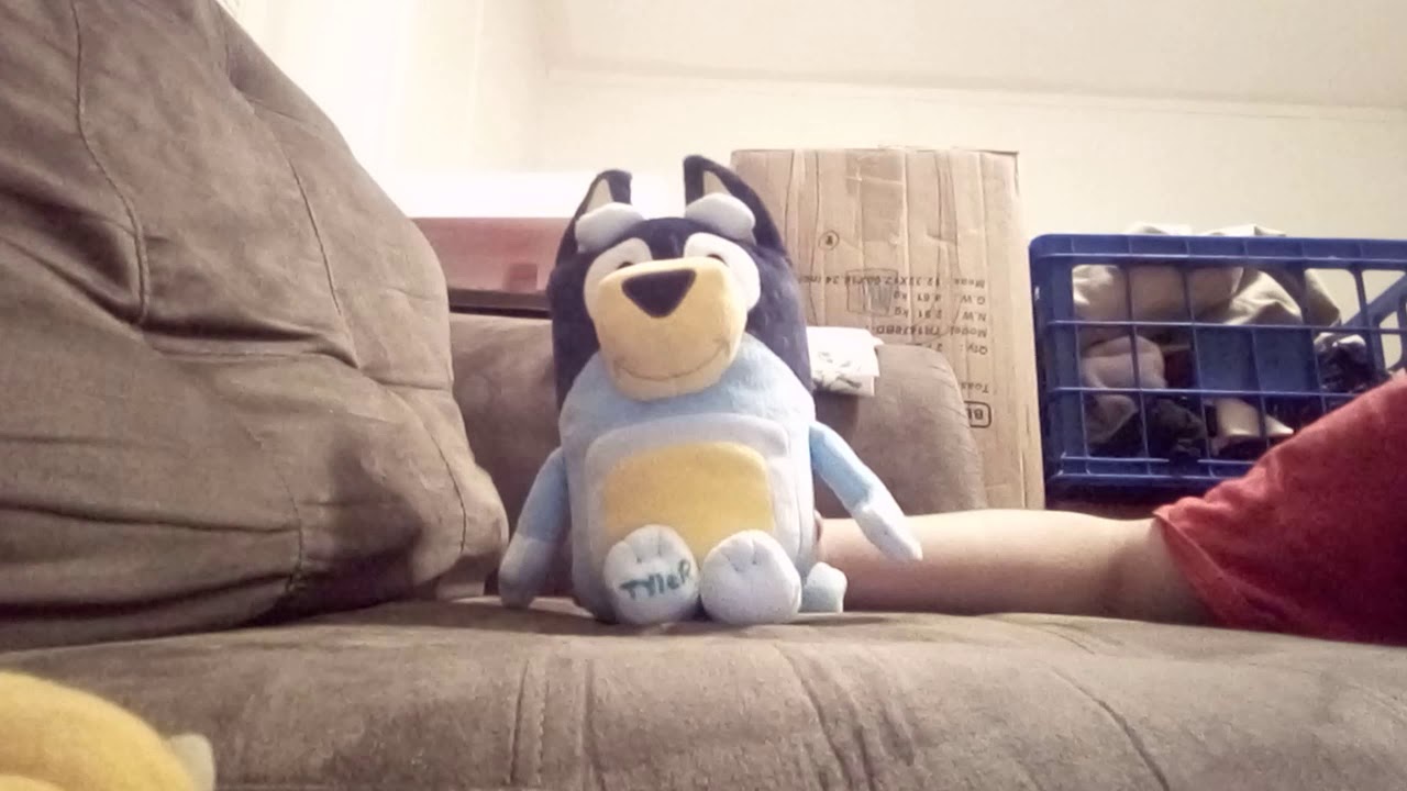 Bluey Bandit Plush Review - YouTube