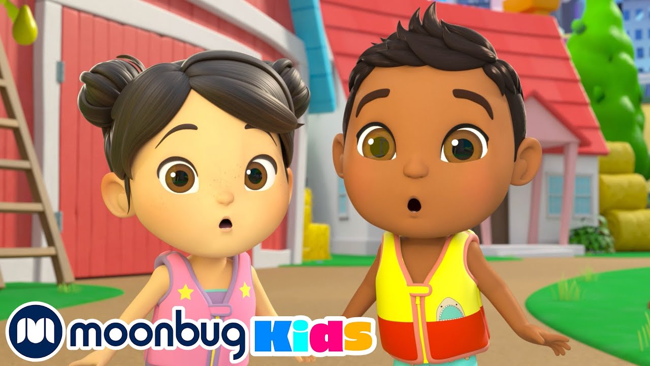 Swimming Pool Splashes! | Cartoons & Kids Songs | Moonbug Kids ...