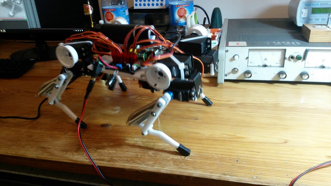 SpotMicro - Static Walking: Theory& Practice 2 - YouTube