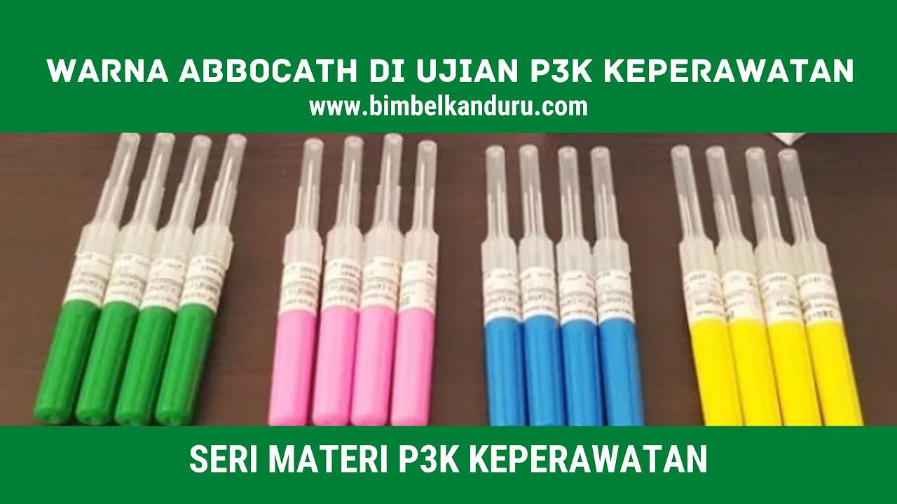Warna Abbocath Di Ujian P3K Keperawatan - YouTube
