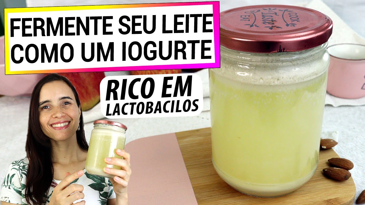 FERMENTE SEU LEITE VEGETAL! PROBIÓTICO COMO IOGURTE, RICO EM ...