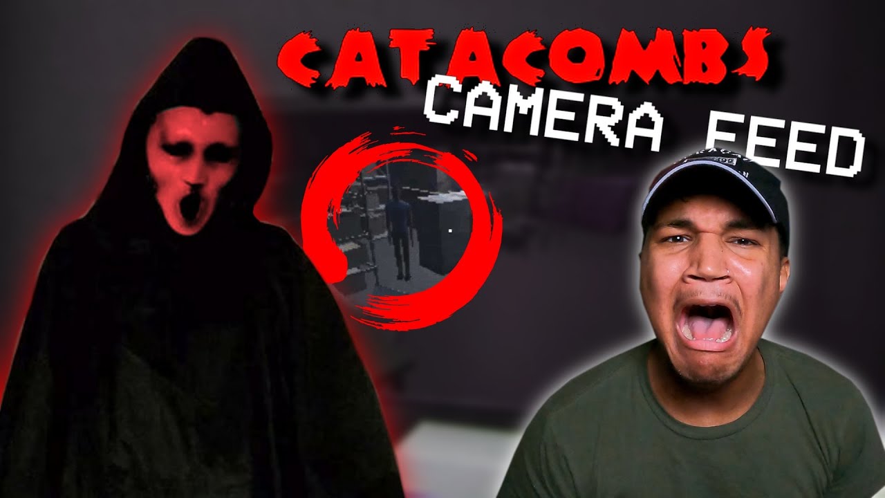 Playing two HORROR GAMES | Camera Feed X Catacombs - YouTube