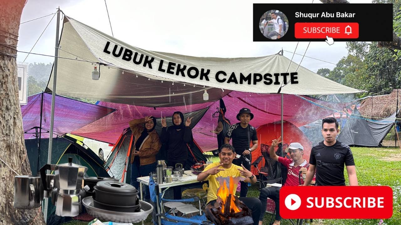 Vlog | Camping at Lubuk Lekok Campsite, Sedim Kedah (Nature Sound ...