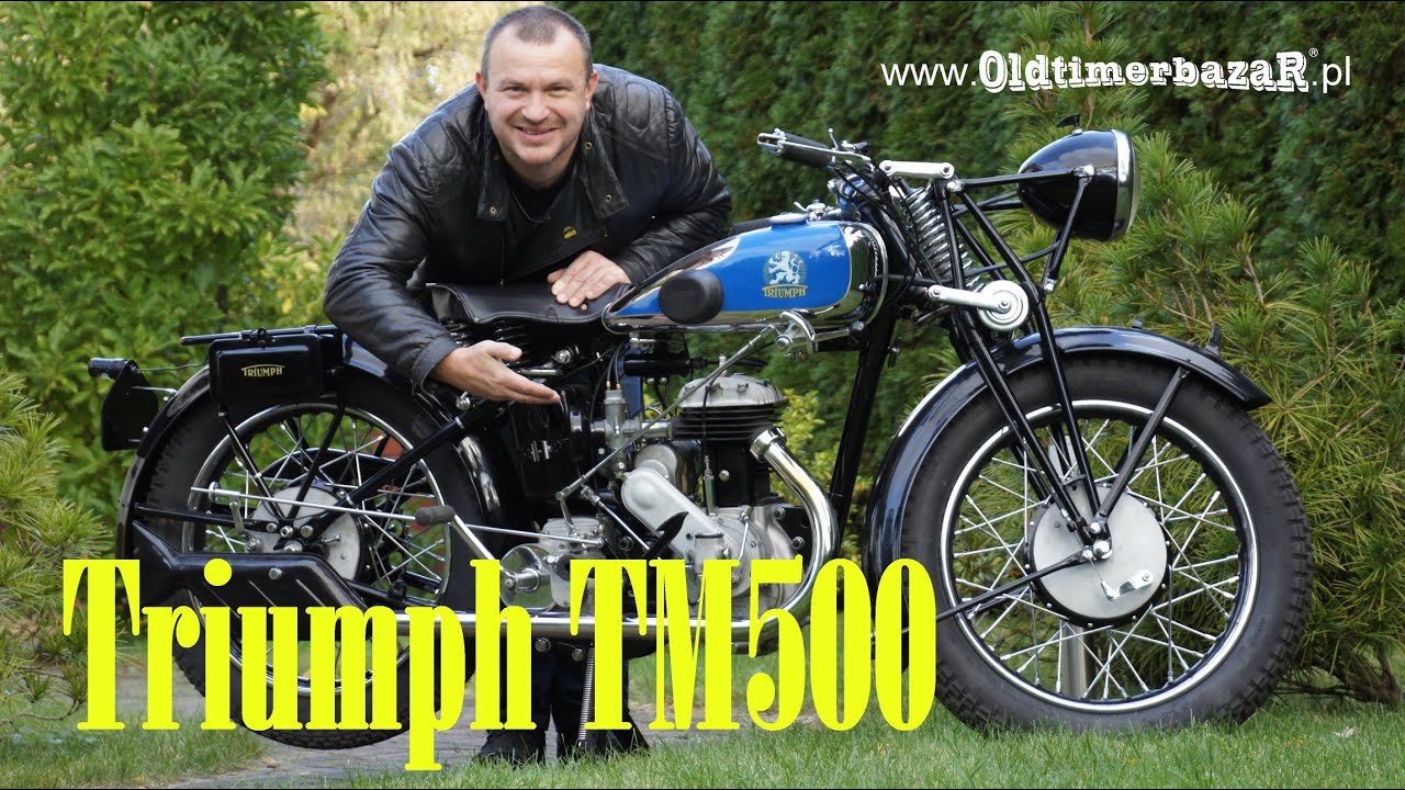 OldtimerbazaR - TRIUMPH TM 500 z 1936 roku - YouTube
