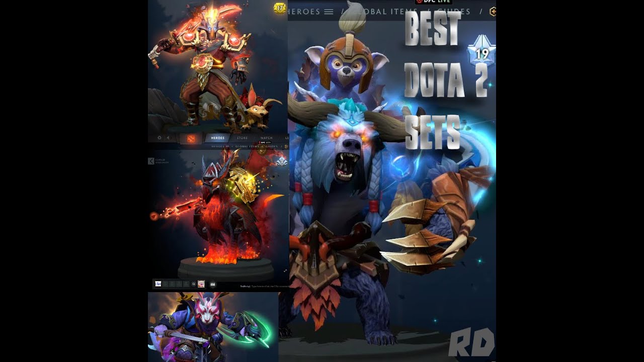 My BEST DoTA 2 Sets - YouTube