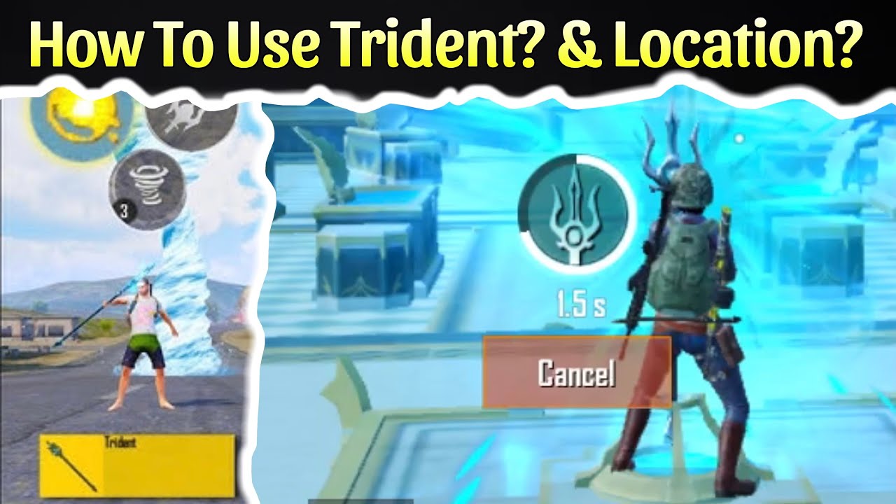 Trident Weapon Location & Uses In BGMI 3.3 Update Ocean Odyssey | How ...