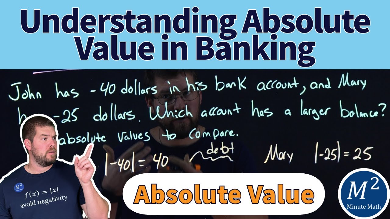How to Compare Bank Balances Using Absolute Value and Order - YouTube