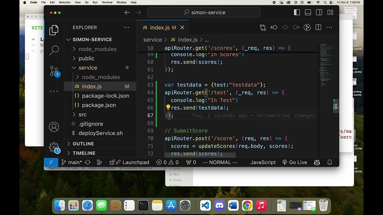 Connecting a React Front End to a node.js back end - YouTube
