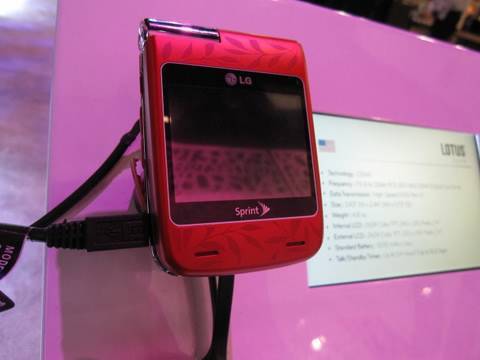 LG Lotus Elite (Sprint) @ CES 2010 - YouTube