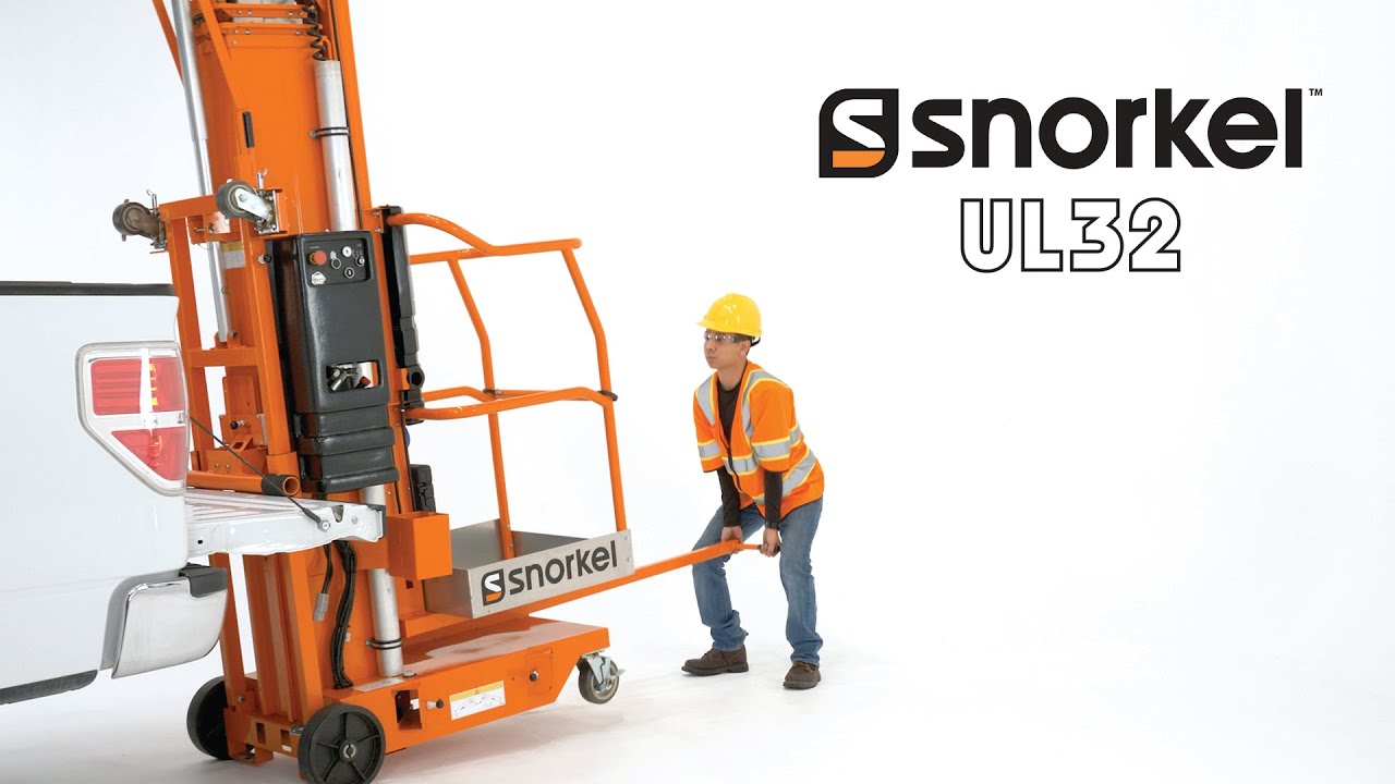 Snorkel UL32 Mast Lift - Product Feature - YouTube