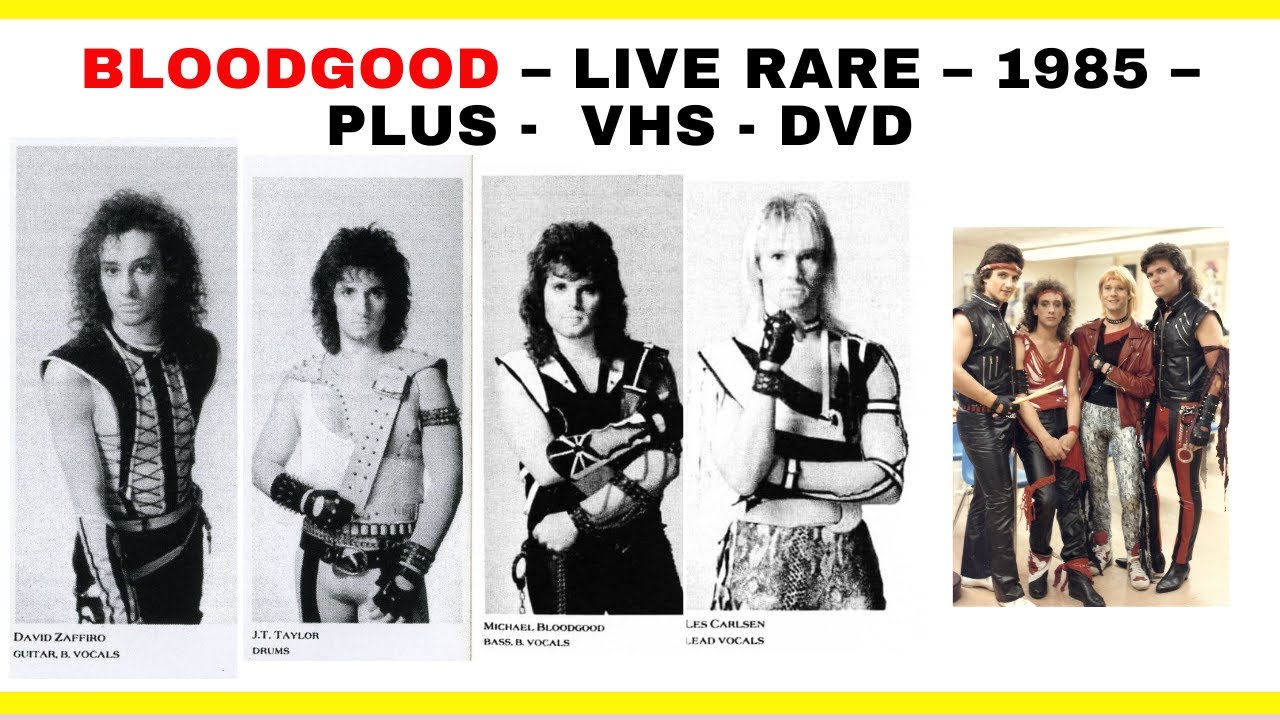 BLOODGOOD– LIVE RARE – 1985 – PLUS - VHS - DVD - YouTube