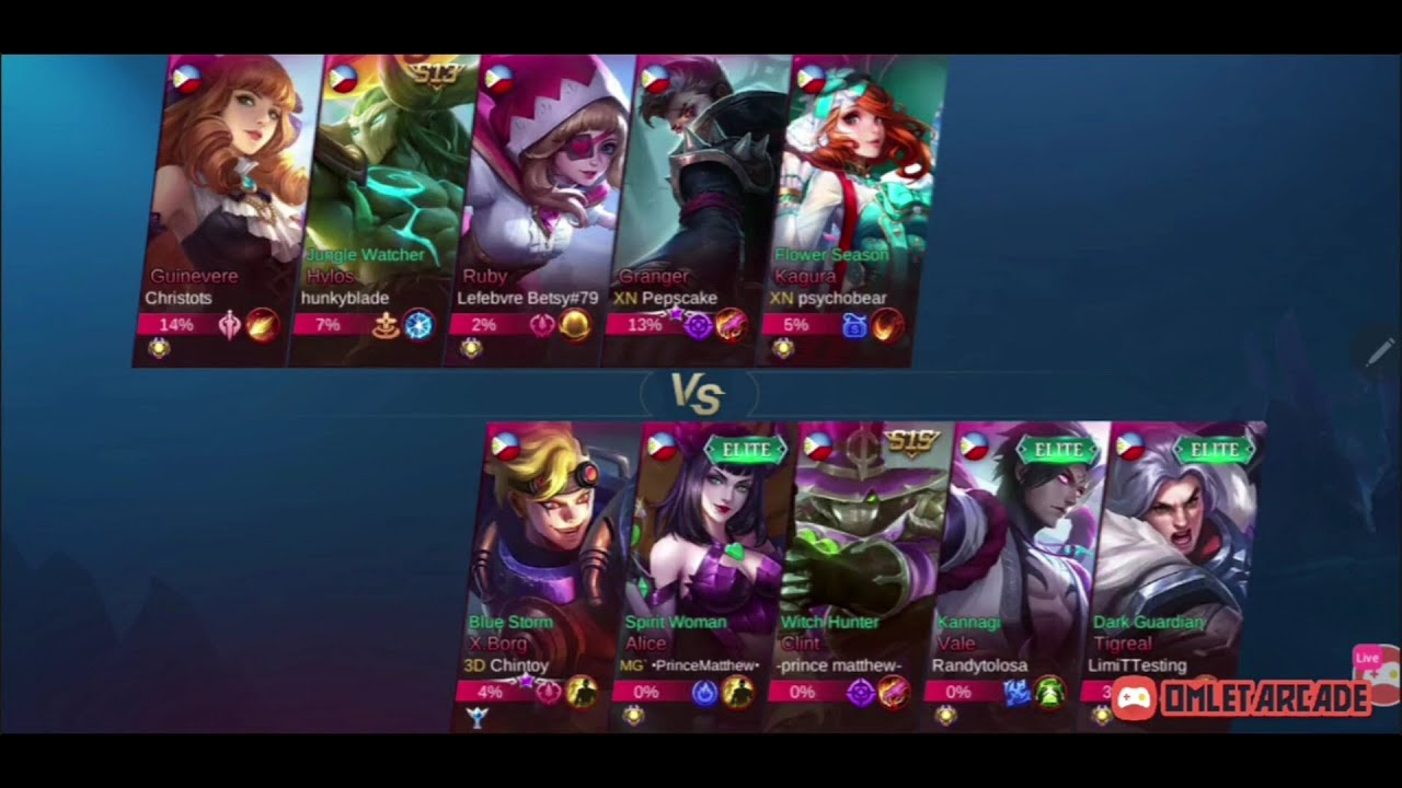 Mobile Legends MINI TOURNAMENT Battle of the Fabellian - YouTube