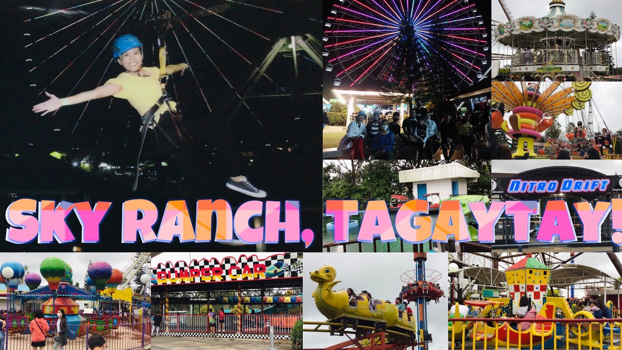 SKY RANCH Tagaytay Ride All You Can + Zipline - YouTube