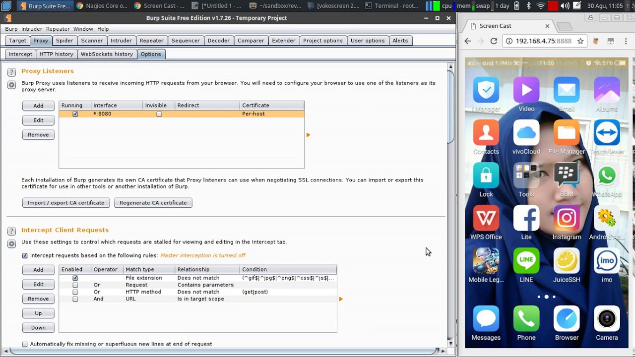 Analyzing android application with burpsuite - YouTube