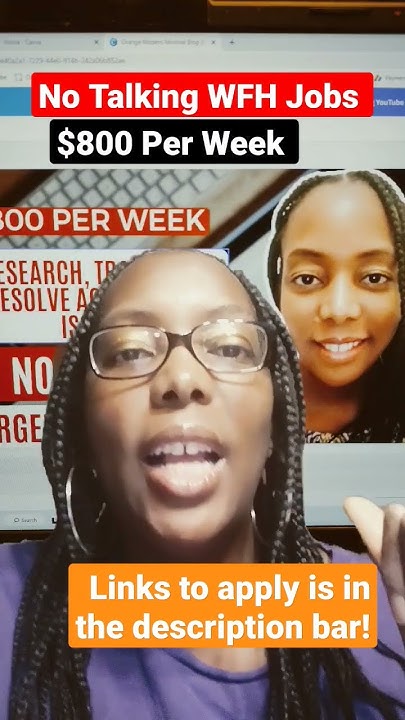 Urgent Hiring! $800 Per Week! No Talking WFH Jobs! Data Entry Jobs Work From Home#shorts - YouTube