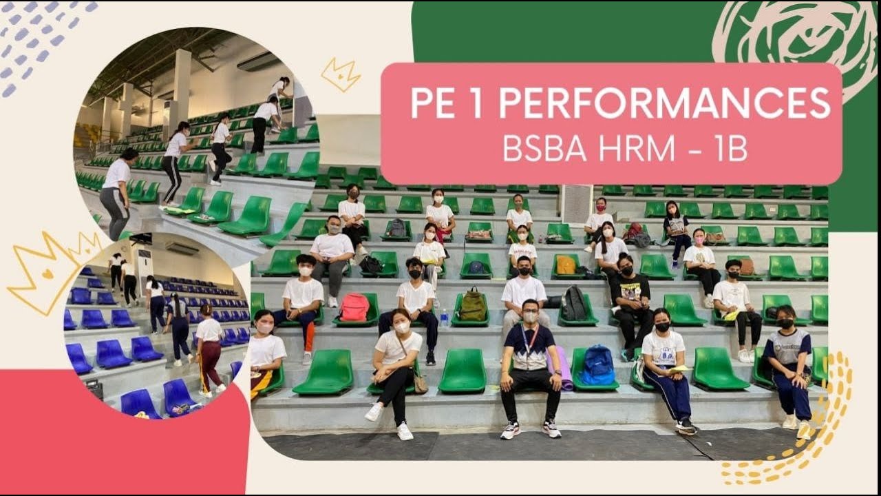 PE 1 Performance BSBA HRM 1B Group 1 YouTube