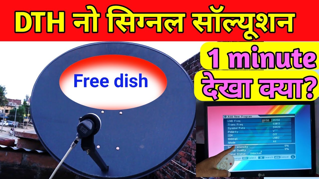 DTH No Signal Problem Repair | DTH No Signal Problem - YouTube