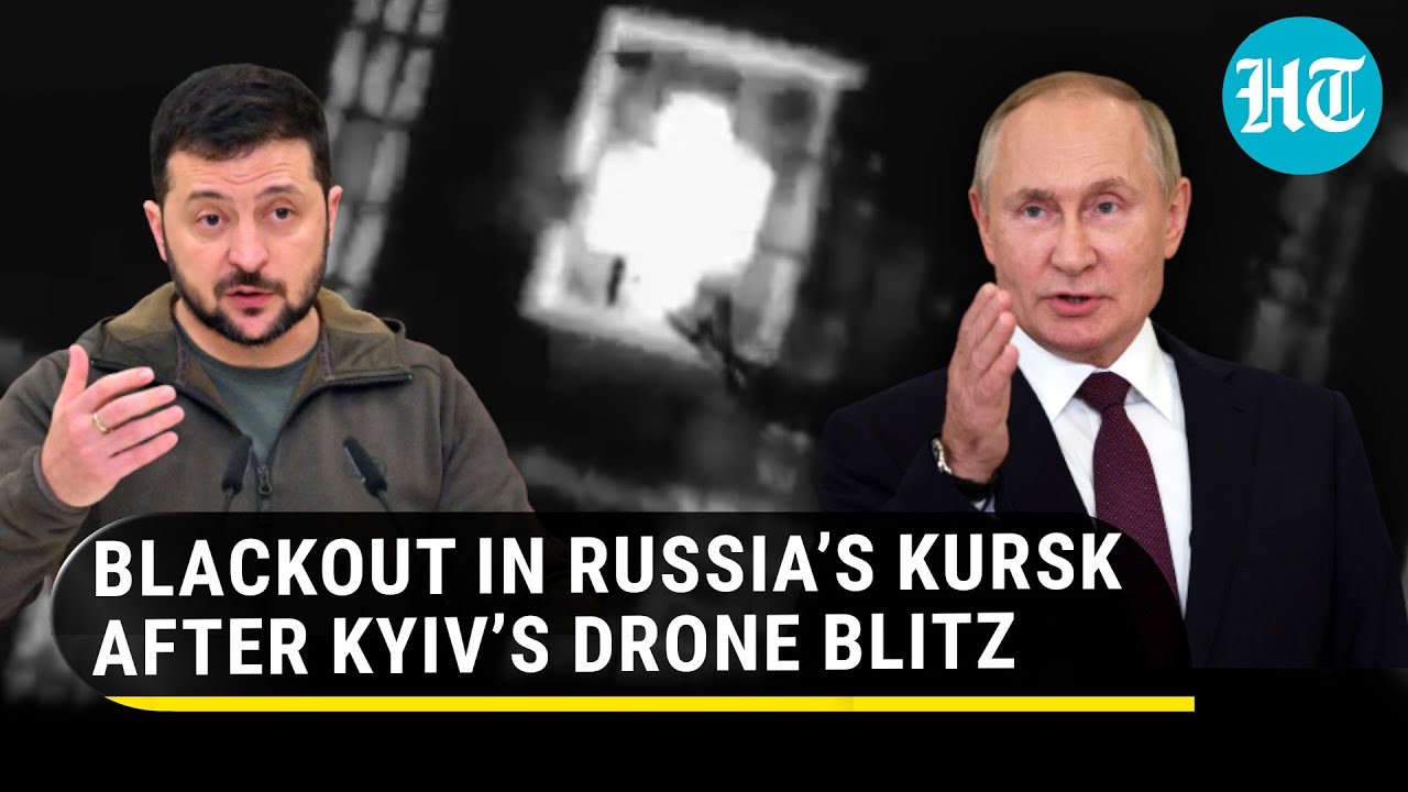 'Flash In The Sky': Blackout In Russia's Kursk; Kyiv's Third Drone ...