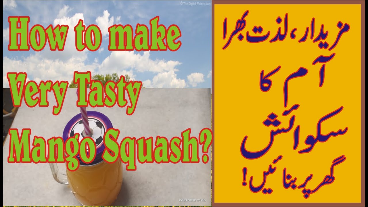How to Prepare Mango Squash at home? - YouTube