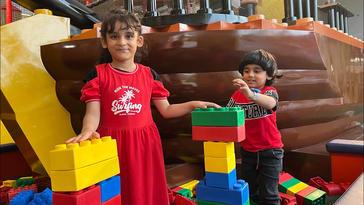 Playing with LEGO in Legoland Dubai || @AbdulRahmankAdventures - YouTube