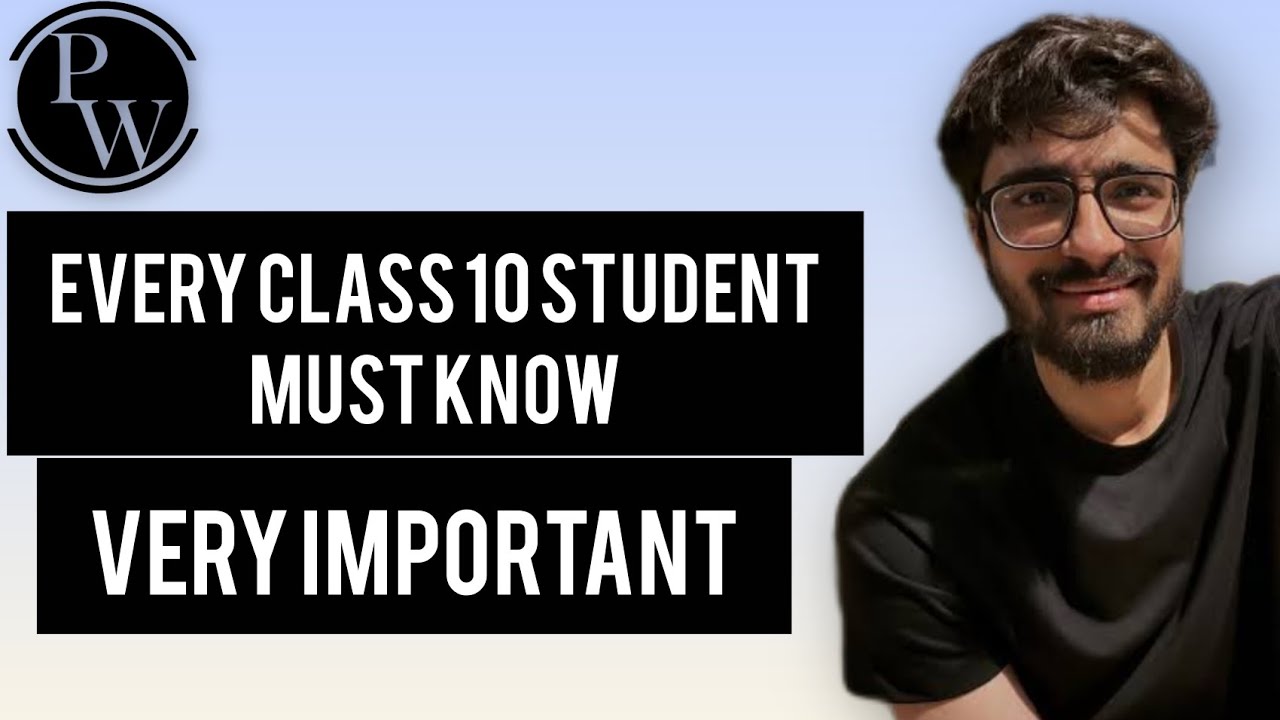 class 10 students must know #ritikmishra #ritiksir #pw_motivation # ...