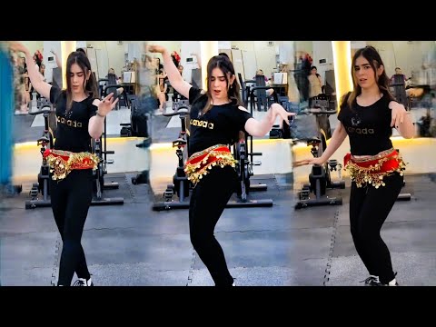 An Iranian girl presenting Arabic dance with elegance and artistic passion