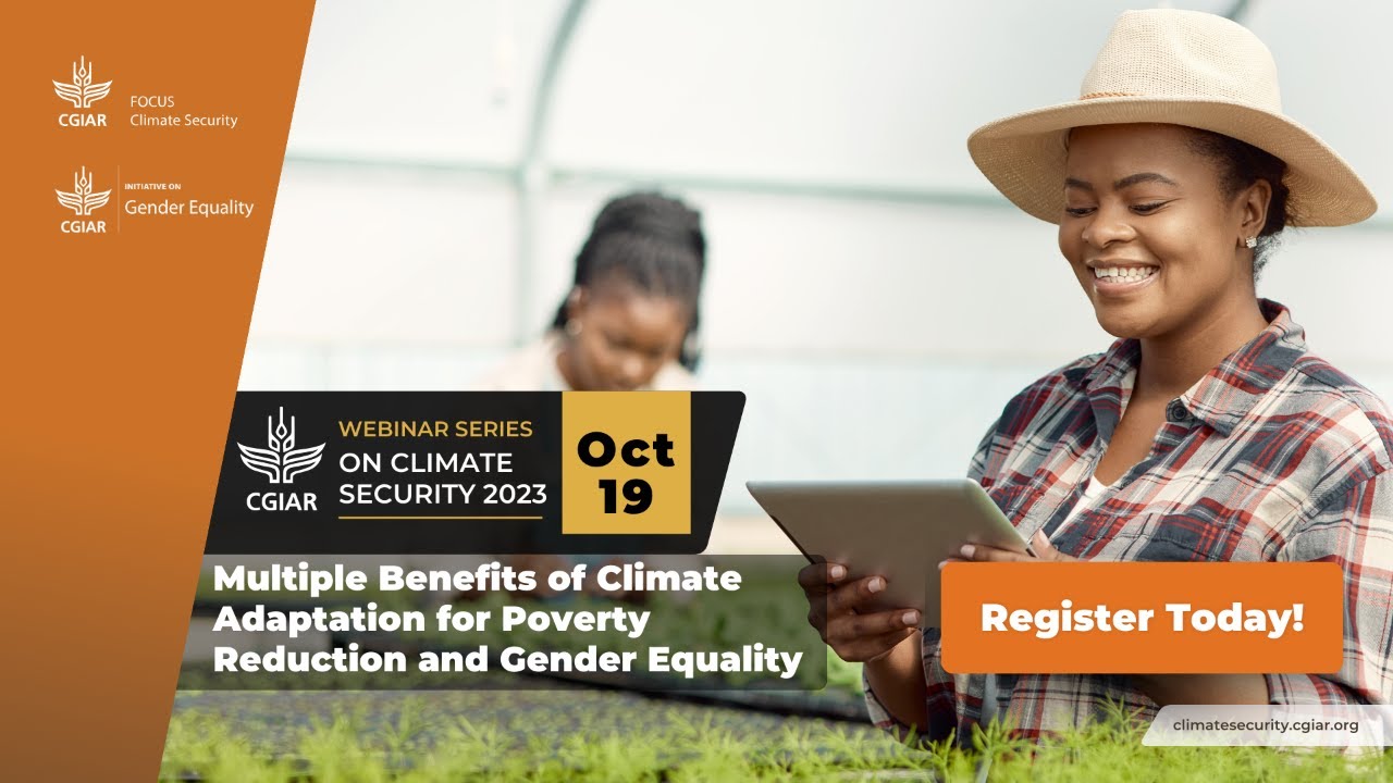 Climate Security Webinar: Benefits of Climate Adaptation for Poverty ...