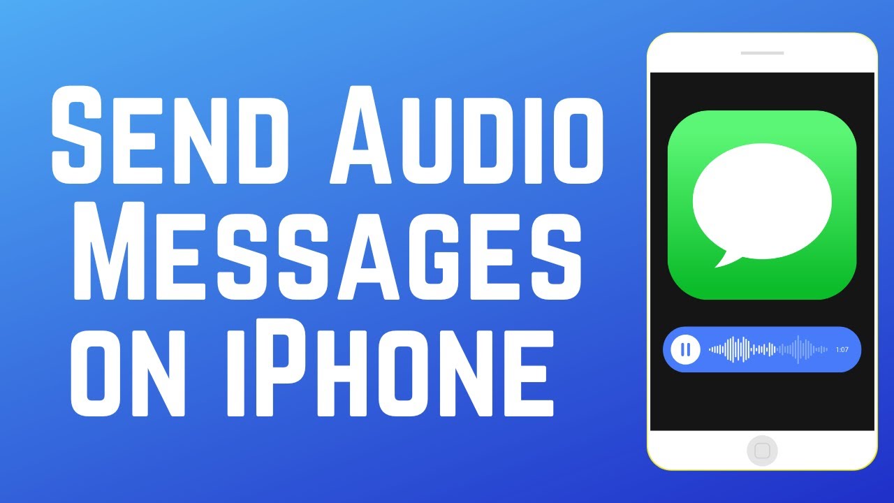 How to Send Audio Messages on iPhone (Full Guide) - YouTube