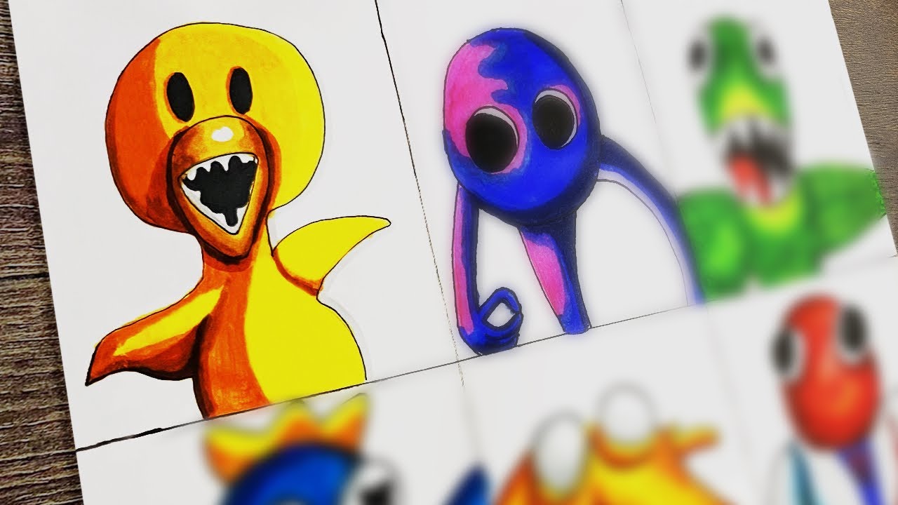Roblox- Rainbow Friends- Drawing Roblox- Drawing Rainbow Friends ...