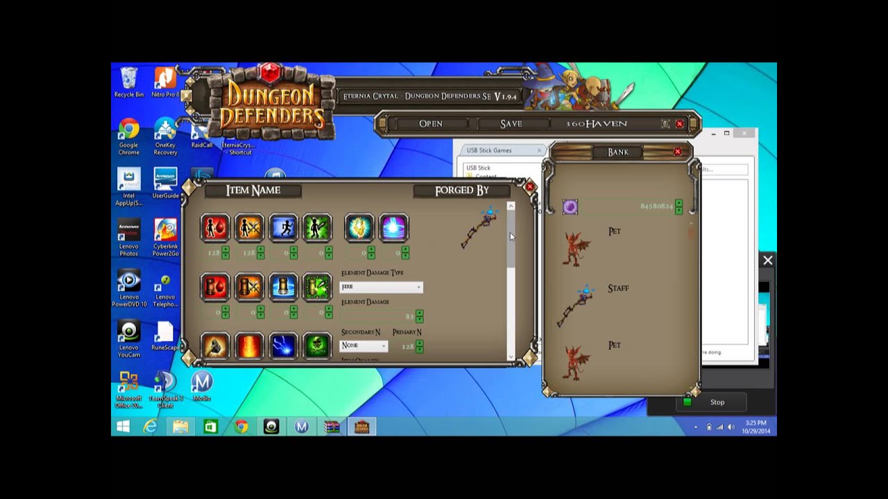 How to mod dungeon defenders xbox 360 usb - YouTube