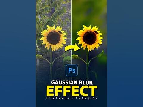 Photoshop Tutorial: Create Stunning Gaussian Blur Effects! - YouTube