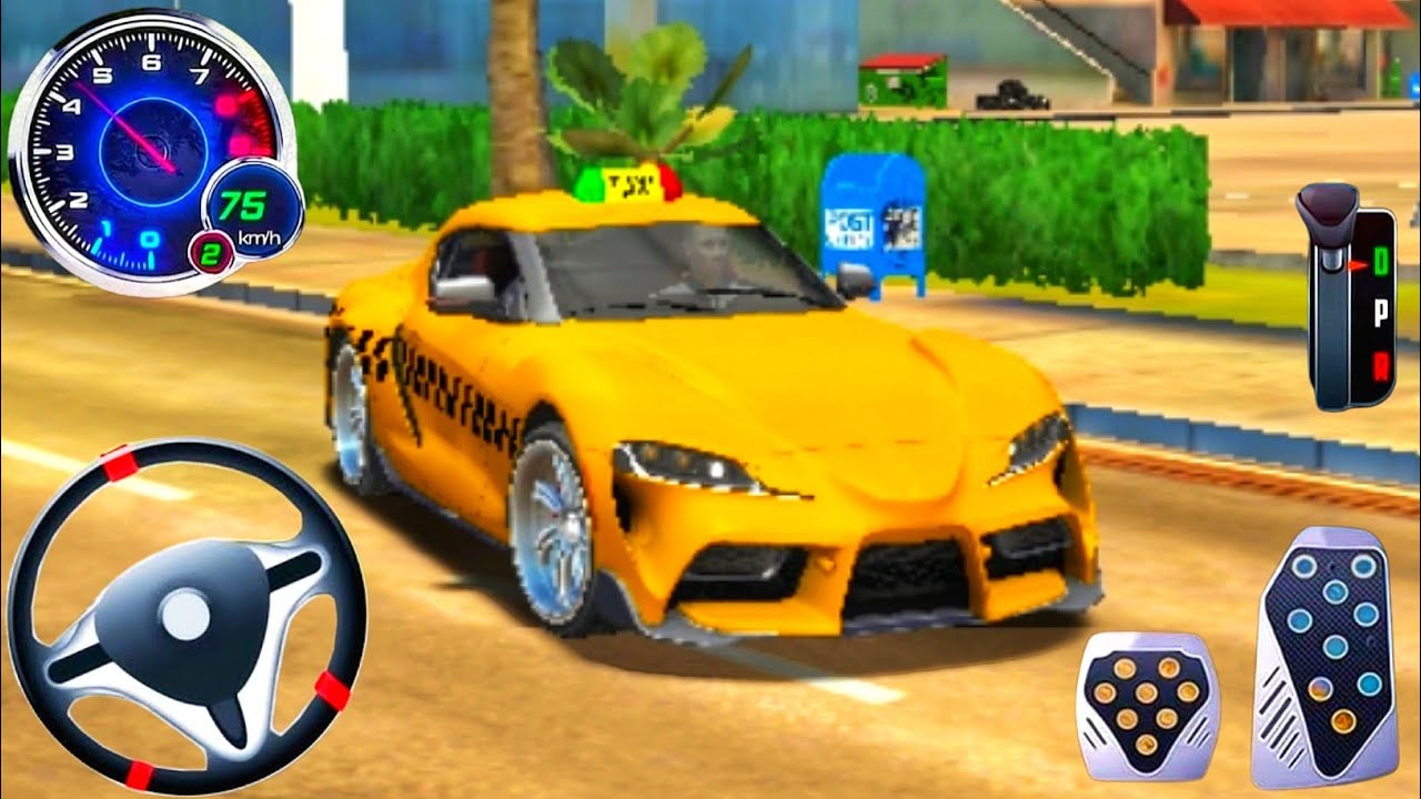 New Mini Car Taxi Driver Game Mobile Taxi Simulator Game! Car Game ...