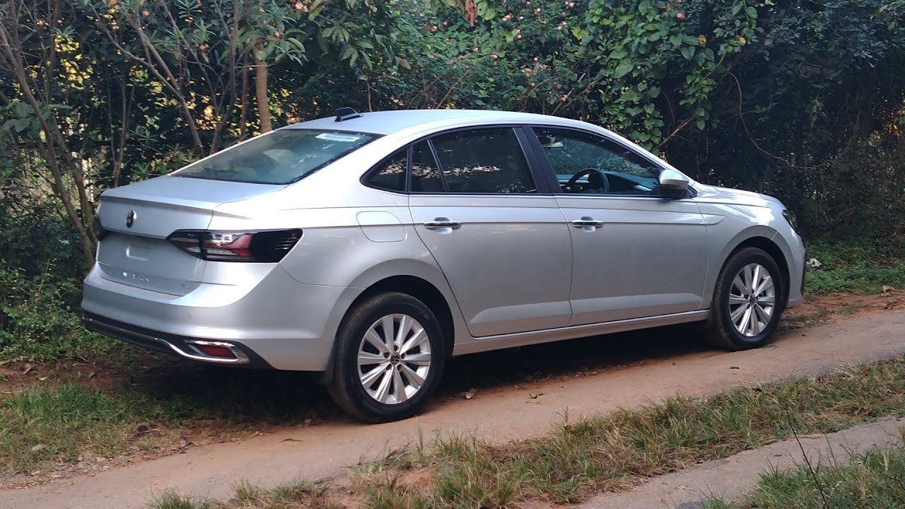 VW Virtus Highline-Silver std varient-Walkaround #highline #Bangalore ...