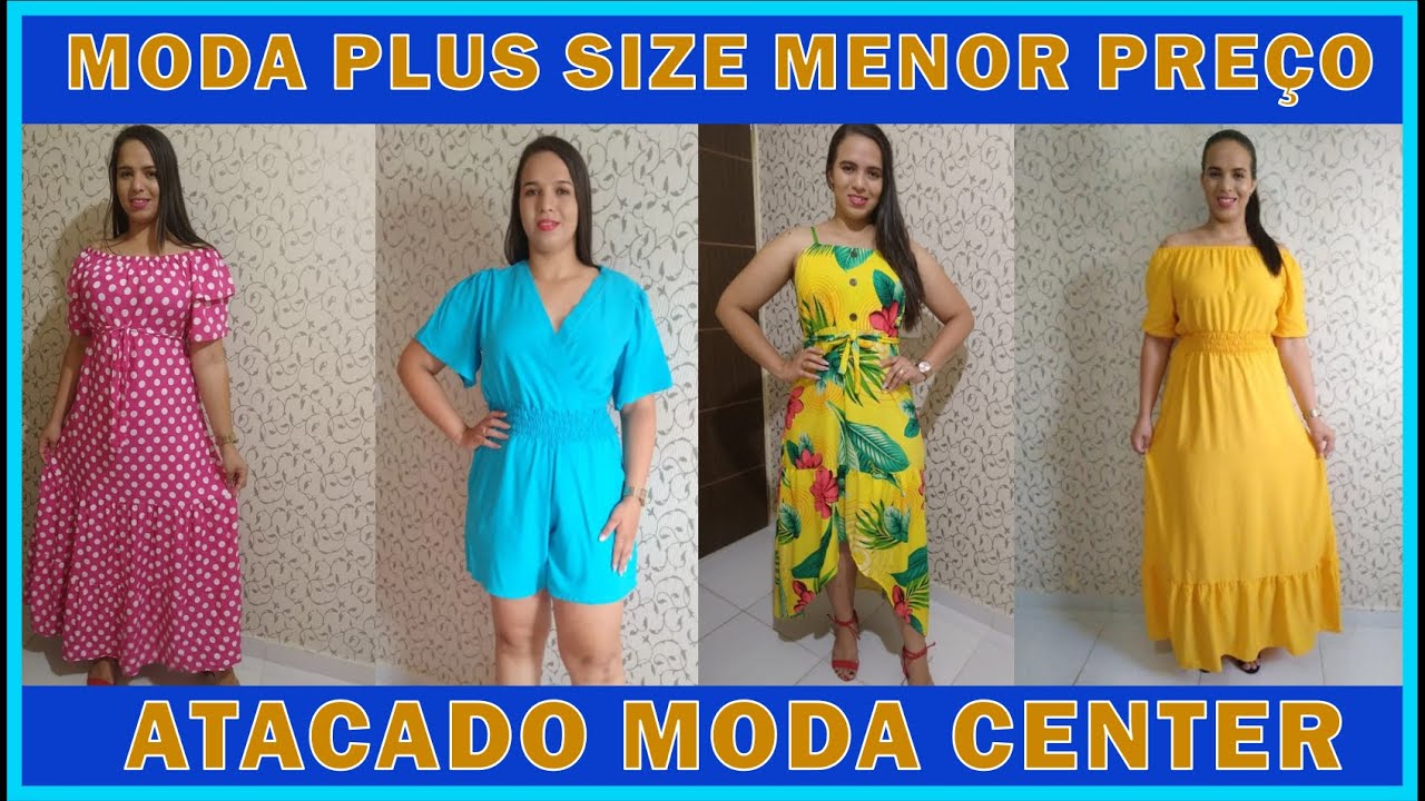ATACADO MODA PLUS SIZE MODA CENTER SANTA CRUZ ATACADO BRÁS - YouTube
