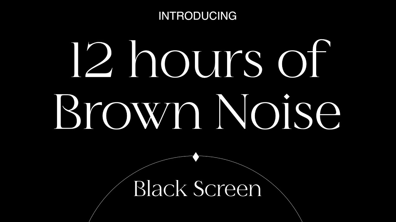 Brown Noise to help you sleep. When Everything Else Keeps Waking You Up ...
