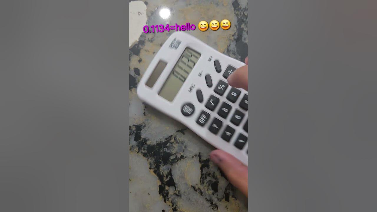 Funny Calculator Trick #funnyvideo - YouTube
