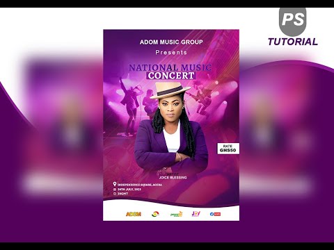How To Design Music Cover Art Flyer | Party Flyer Design | Beginners ...